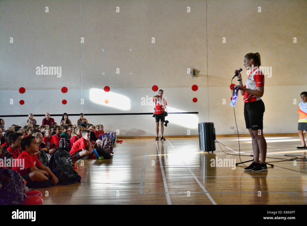 Queens relay baton school assembly hi-res stock photography and images ...