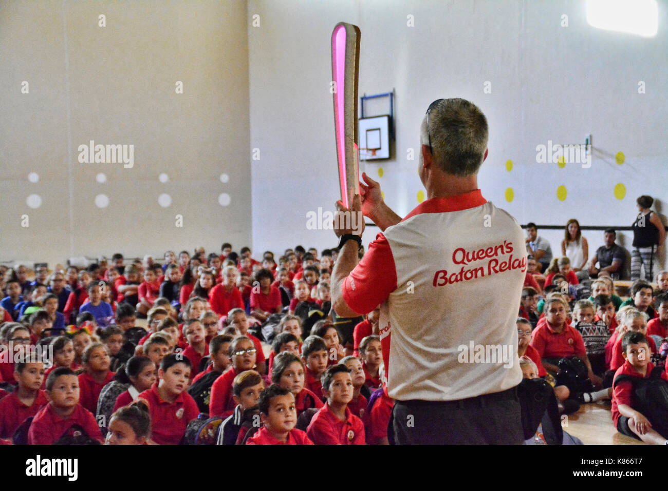 Queens relay baton school assembly hi-res stock photography and images ...