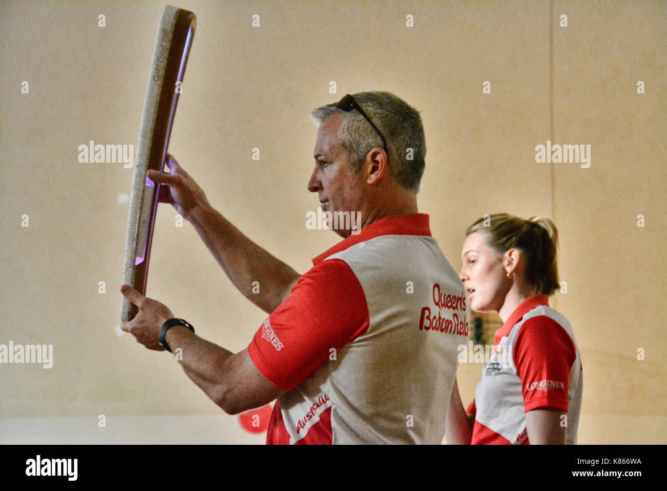 18th September 2017 - The Queens Baton Relay arrived on the Rock of ...