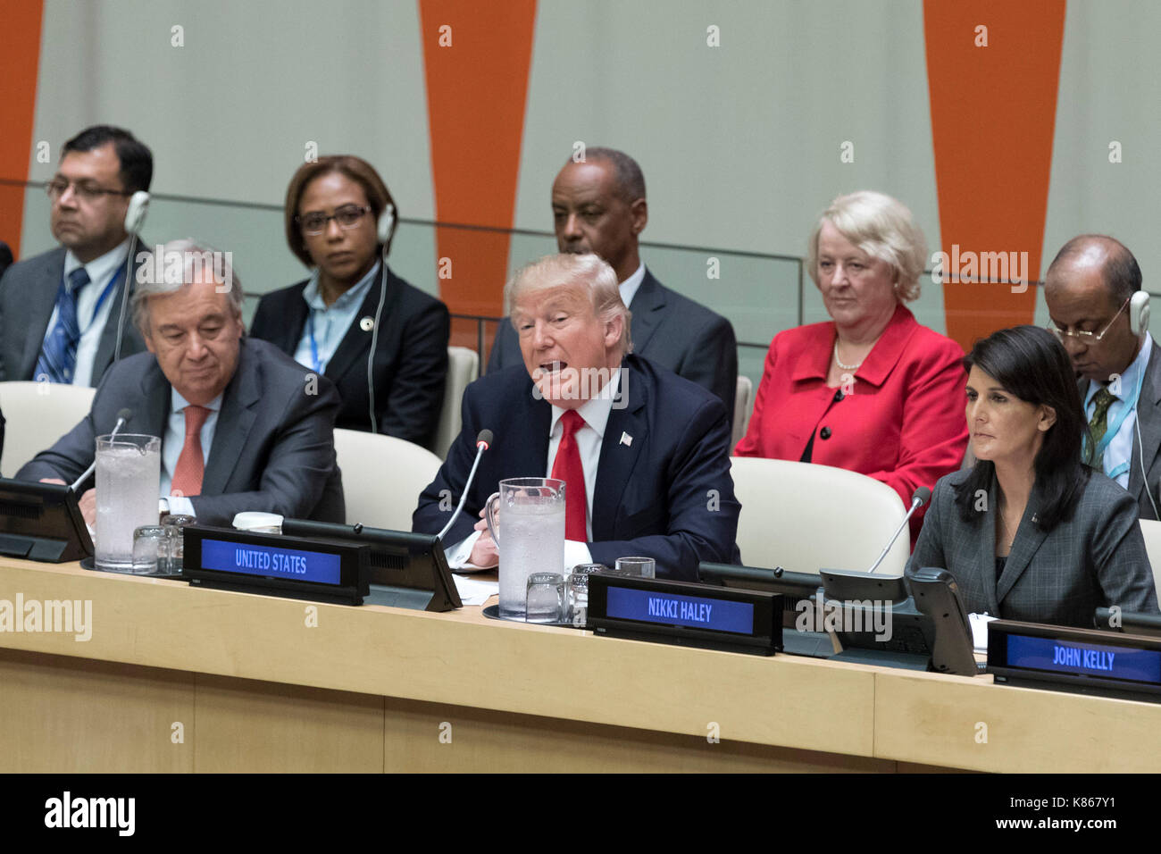 United Nations, UN reform meeting at the UN headquarters in New York ...