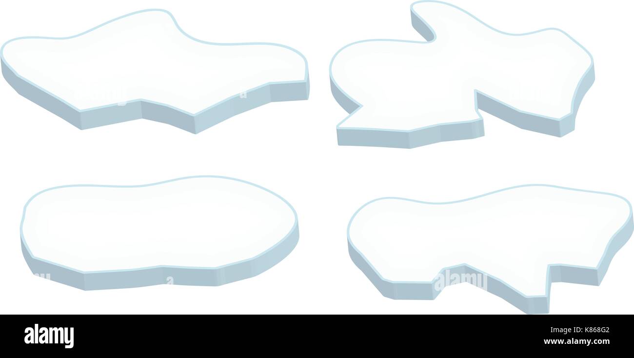 ice floe vector symbol icon design. Beautiful illustration isolated on ...