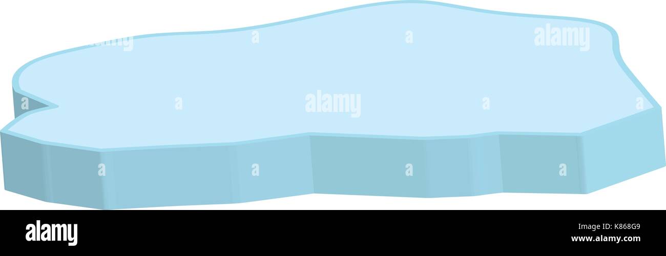 ice floe vector symbol icon design. Beautiful illustration isolated on ...