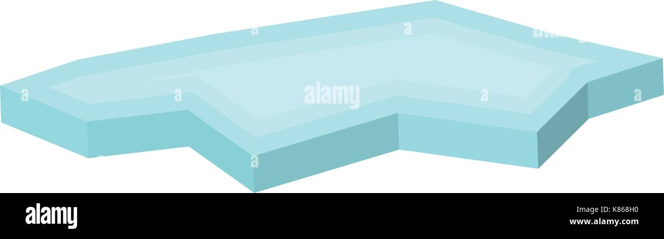 ice floe vector symbol icon design. Beautiful illustration isolated on ...