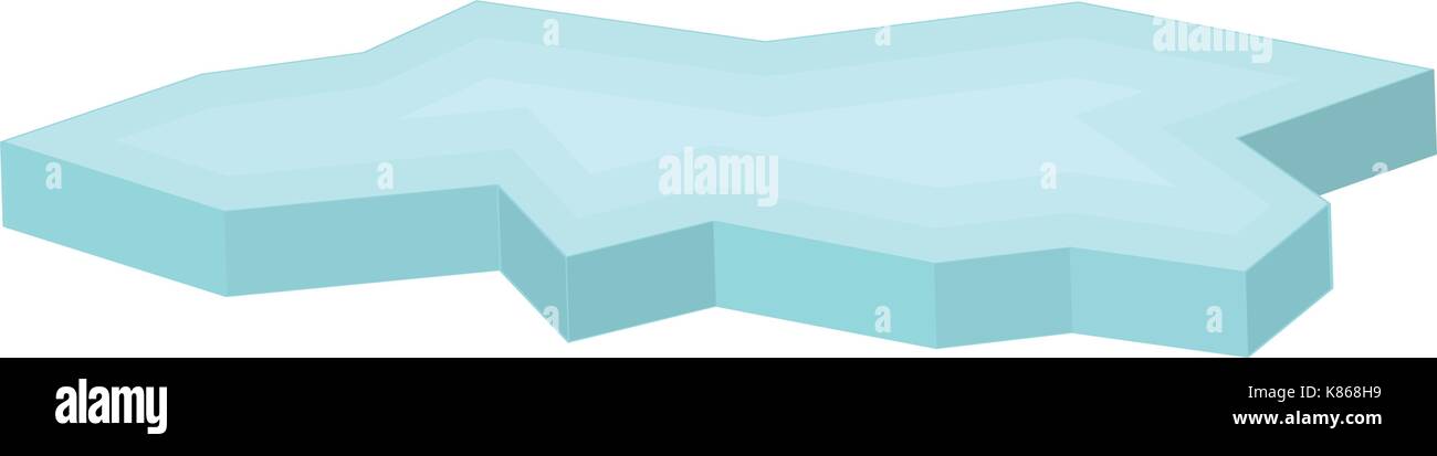 ice floe vector symbol icon design. Beautiful illustration isolated on ...