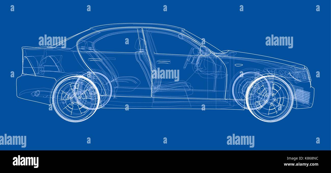 Concept car. Vector Stock Vector Image & Art - Alamy