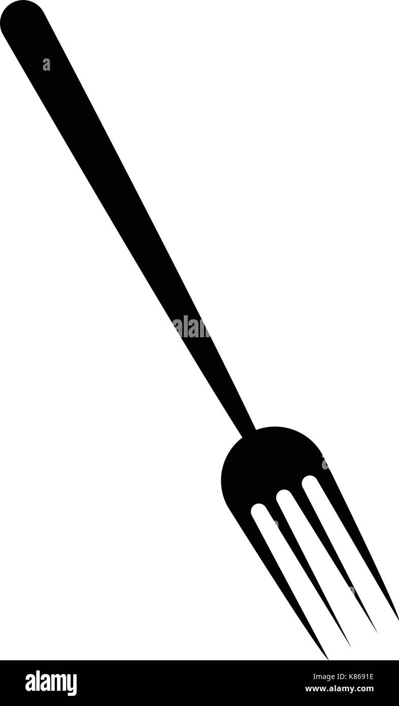 kitchen fork vector symbol icon design. Beautiful illustration isolated ...