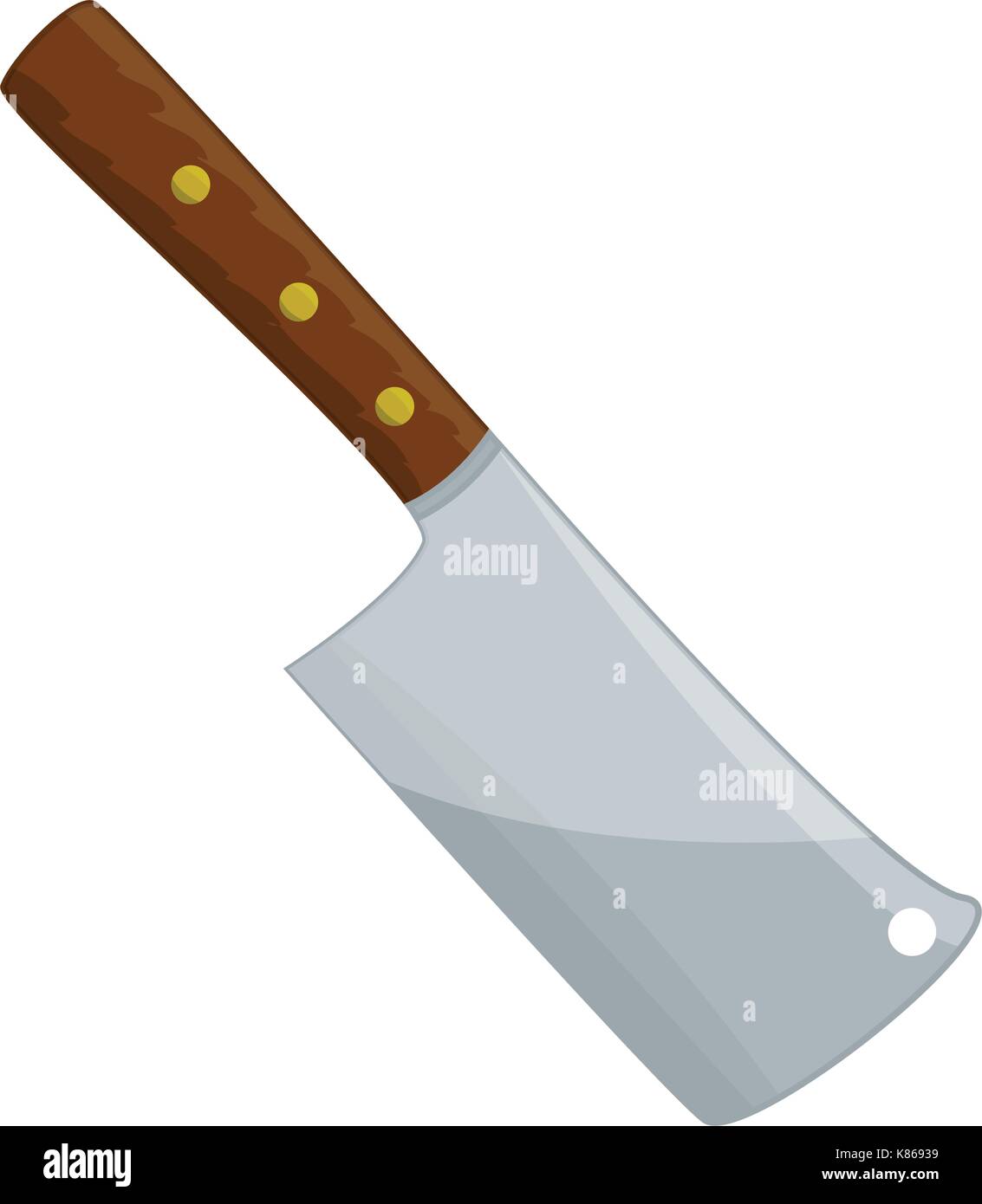 kitchen butcher chopper vector symbol icon design. Beautiful ...