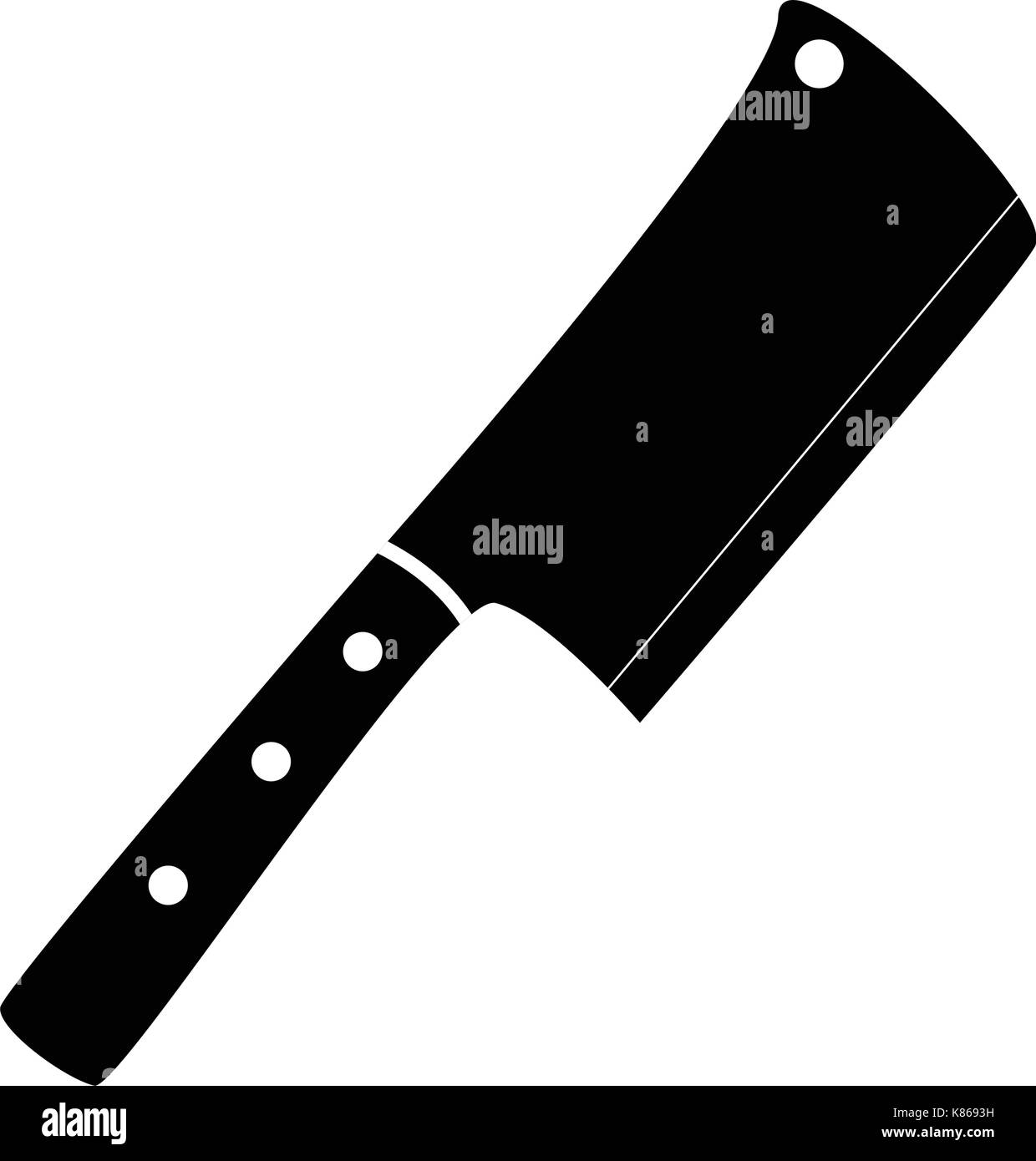 kitchen butcher chopper vector symbol icon design. Beautiful ...