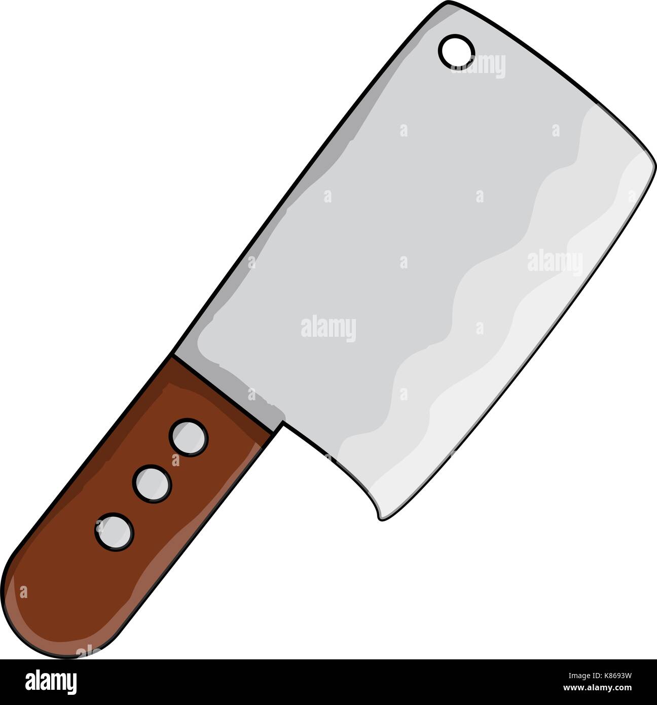 kitchen butcher chopper vector symbol icon design. Beautiful ...