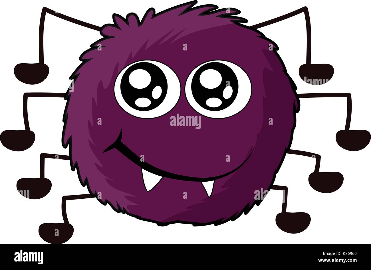 halloween spider vector symbol icon design. Beautiful illustration ...