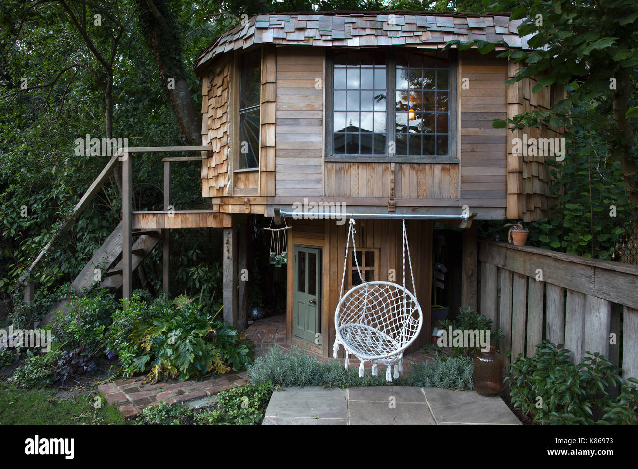 Magical mushroom-shaped tree house in Chiddingfold, Surrey, designed ...