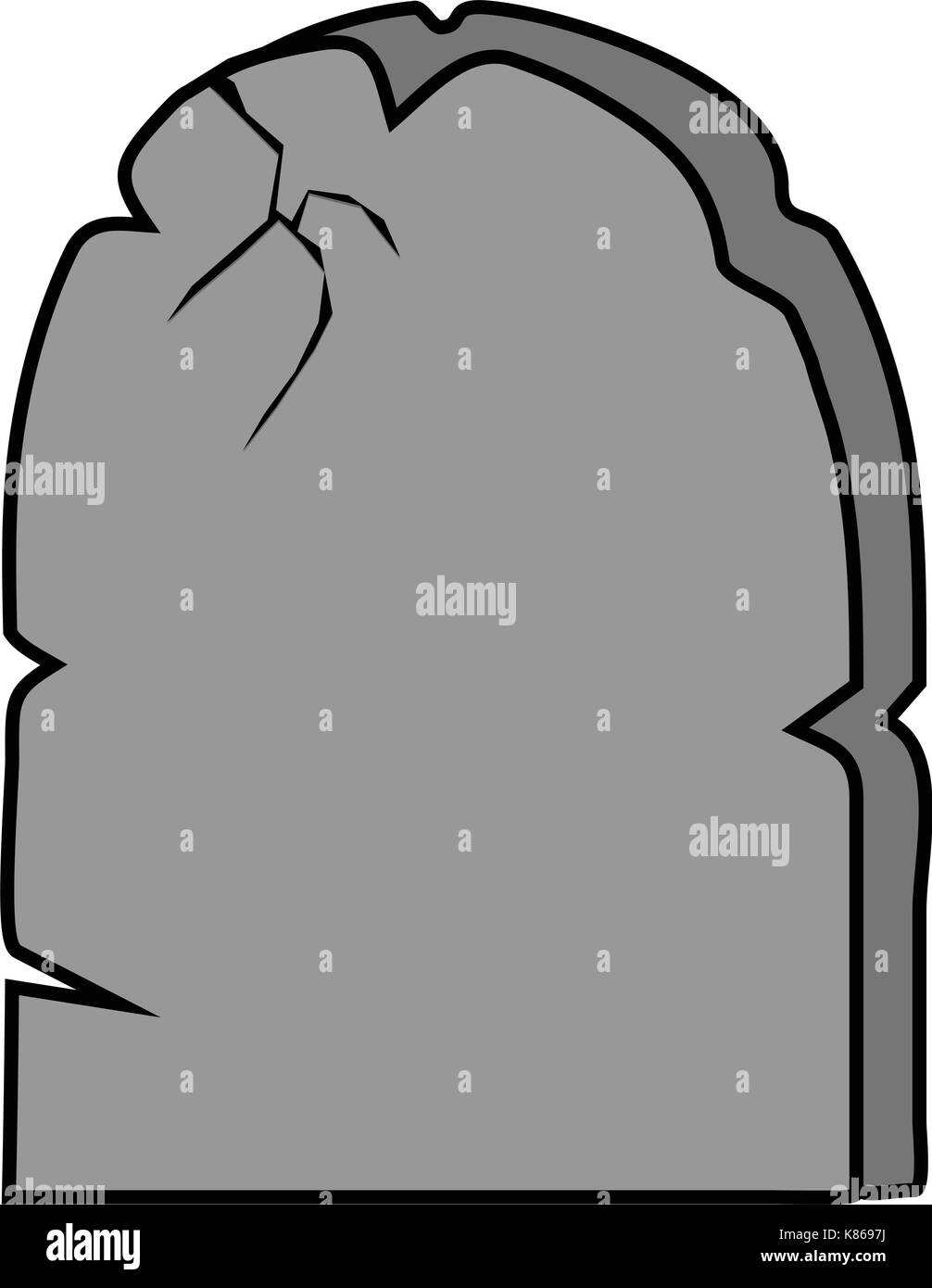 halloween creepy scary grave, rip vector symbol icon design. Beautiful ...