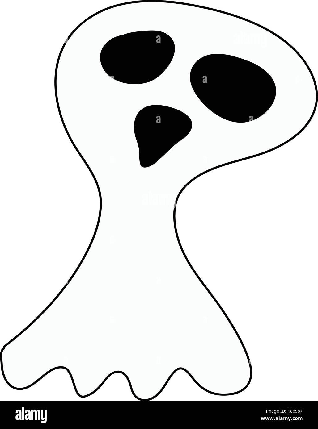 halloween ghost vector symbol icon design. Beautiful illustration ...