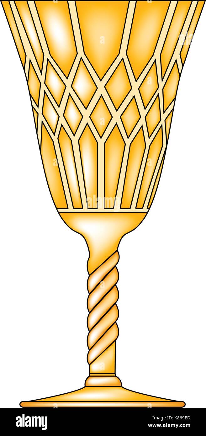 gothic goblet vector symbol icon design. Beautiful illustration ...