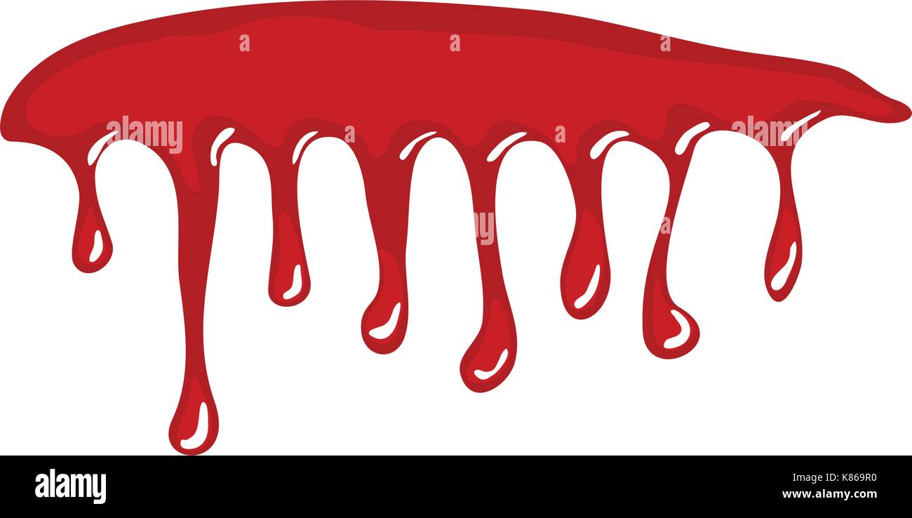 blood, ink drip, dripping paint vector symbol icon design. Beautiful ...