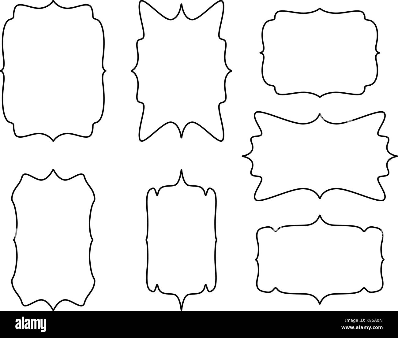 empty frame vector symbol icon design Stock Vector Image & Art - Alamy