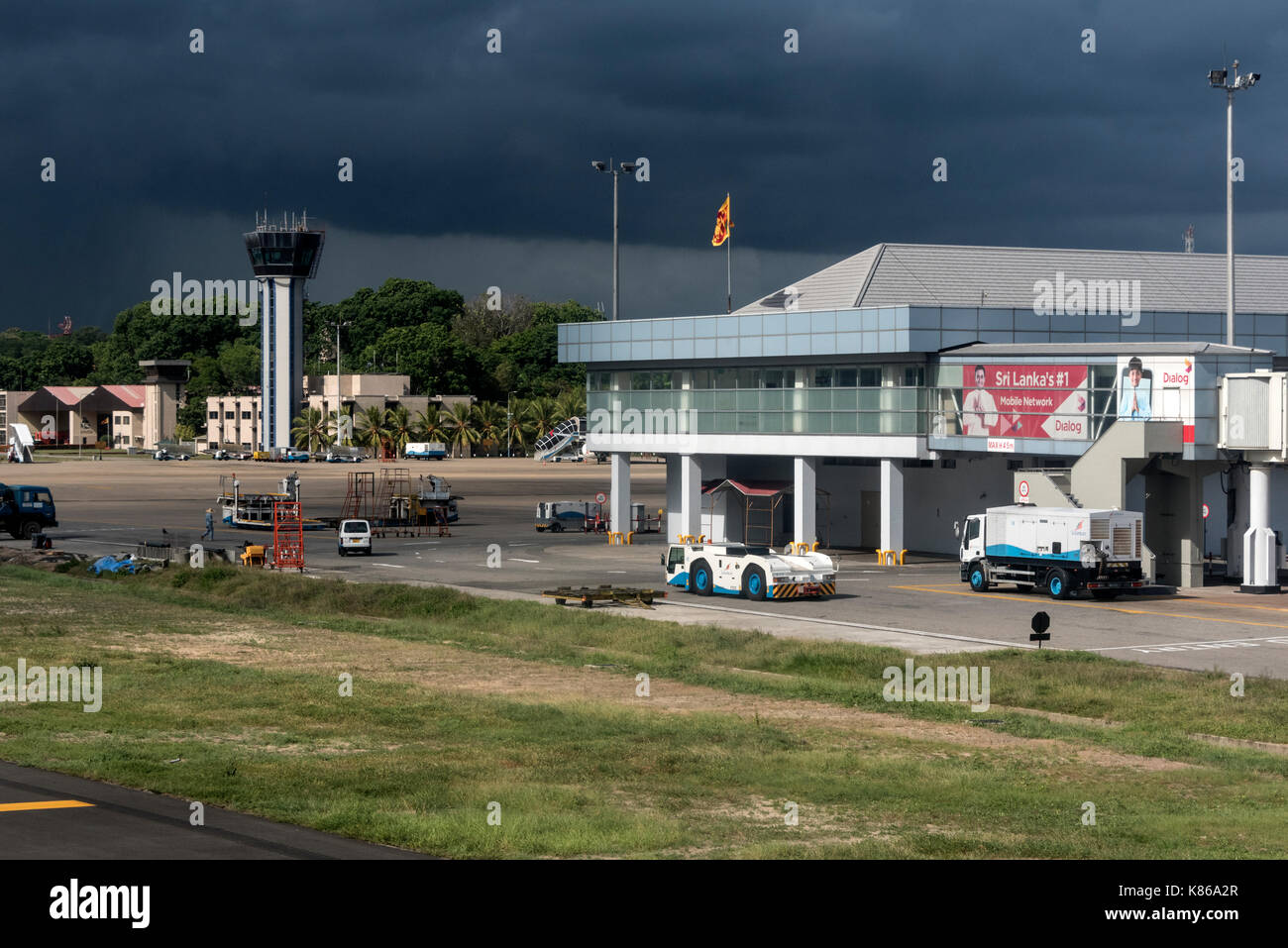 Bandaranaike International Airport near Colombo in Sri Lanka Stock ...