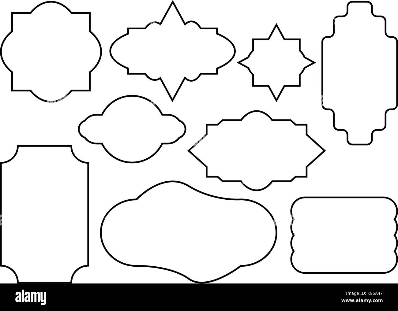 empty frame vector symbol icon design Stock Vector Image & Art - Alamy