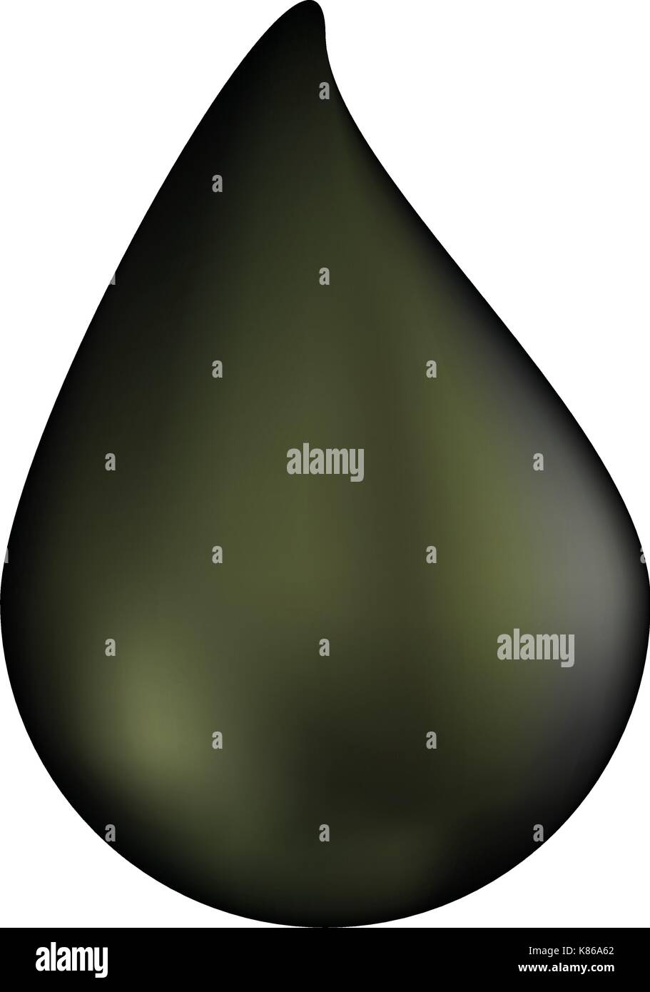 oil drop vector symbol icon design. illustration isolated on white ...