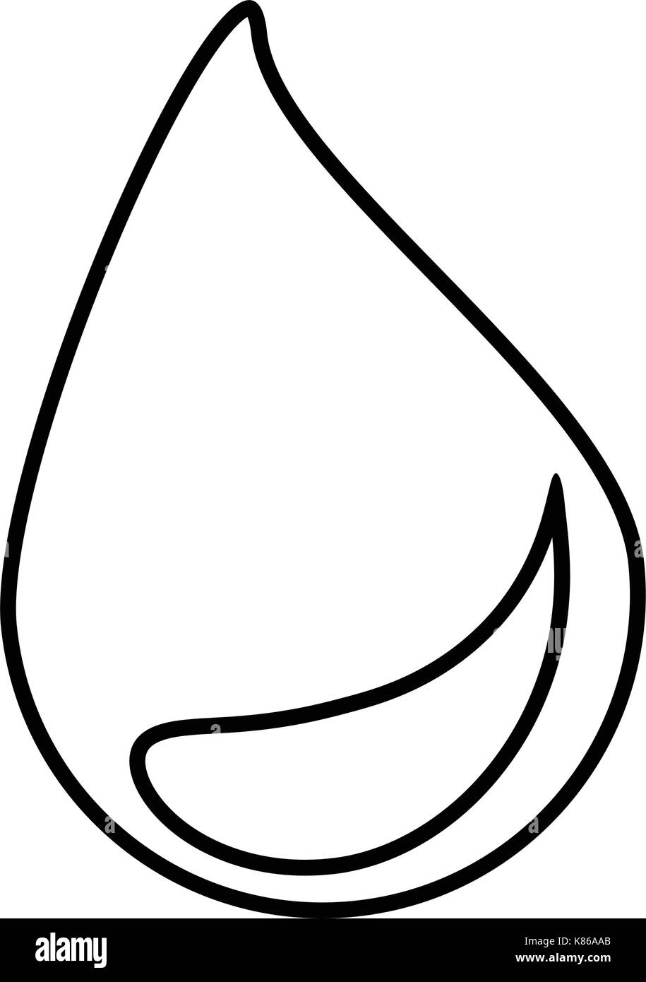 silhouette drop vector symbol icon design. Beautiful illustration ...