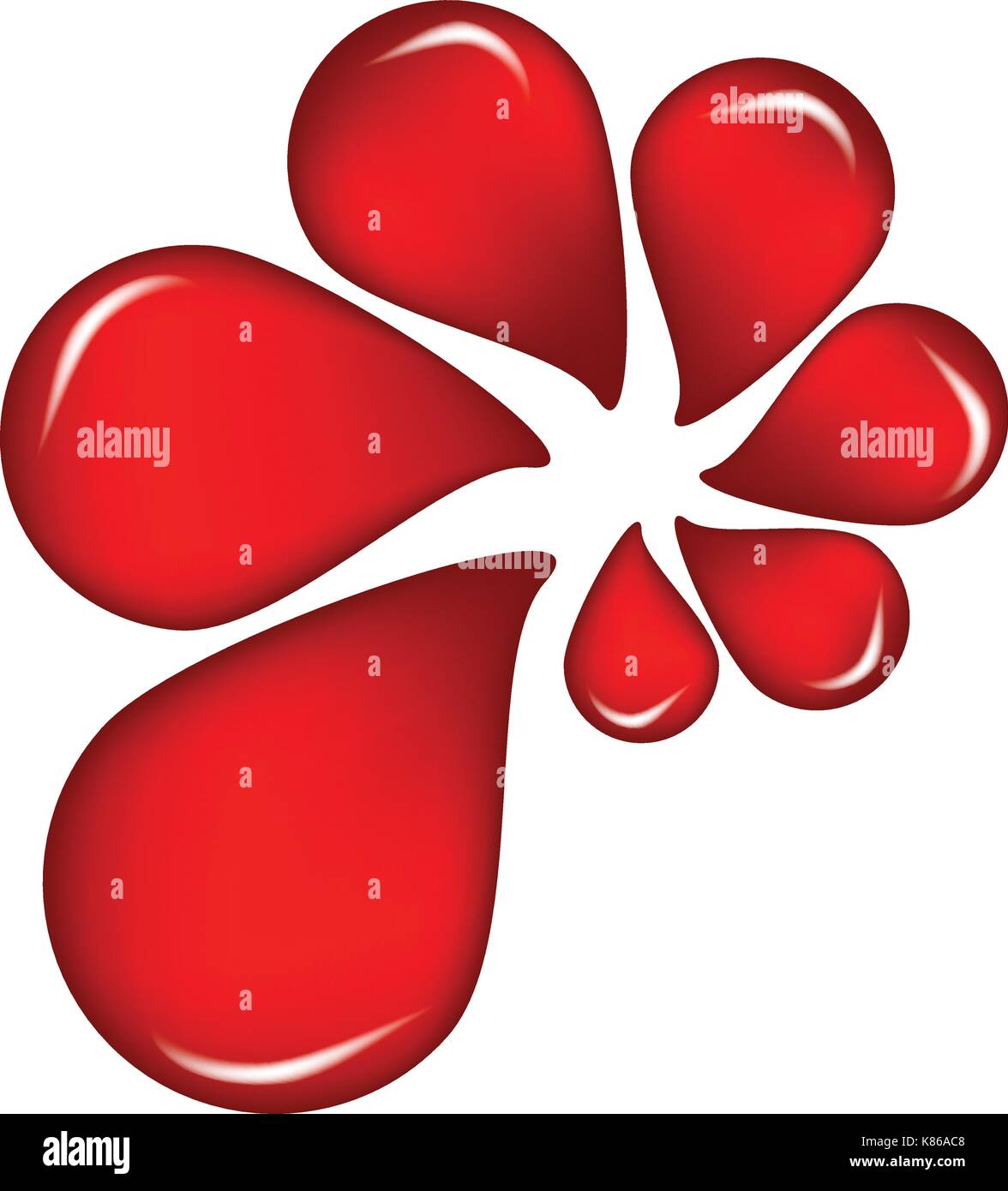 drop logo design vector symbol icon design. Beautiful illustration ...