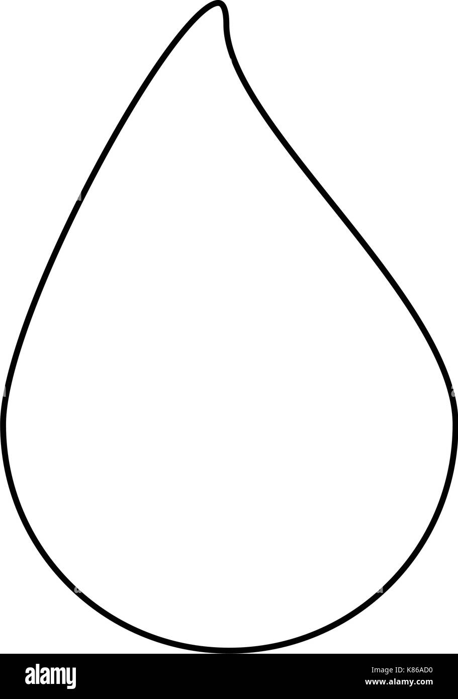 silhouette drop vector symbol icon design. Beautiful illustration ...