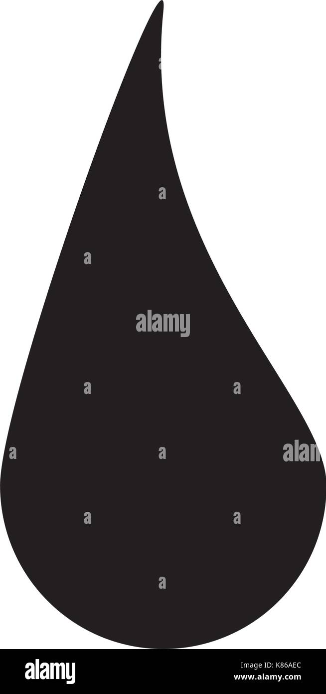 silhouette drop vector symbol icon design. Beautiful illustration ...