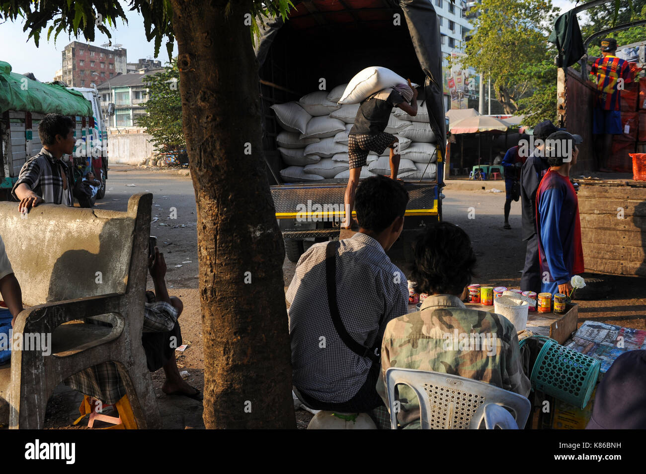 14.01.2014, Yangon, Yangon Region, Republic of the Union of Myanmar ...