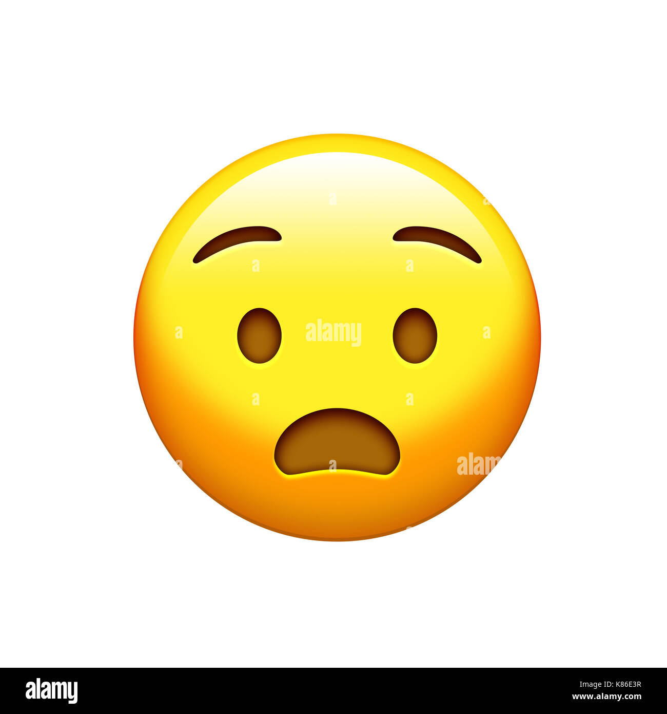 Shocked Face Emoticon Iphone