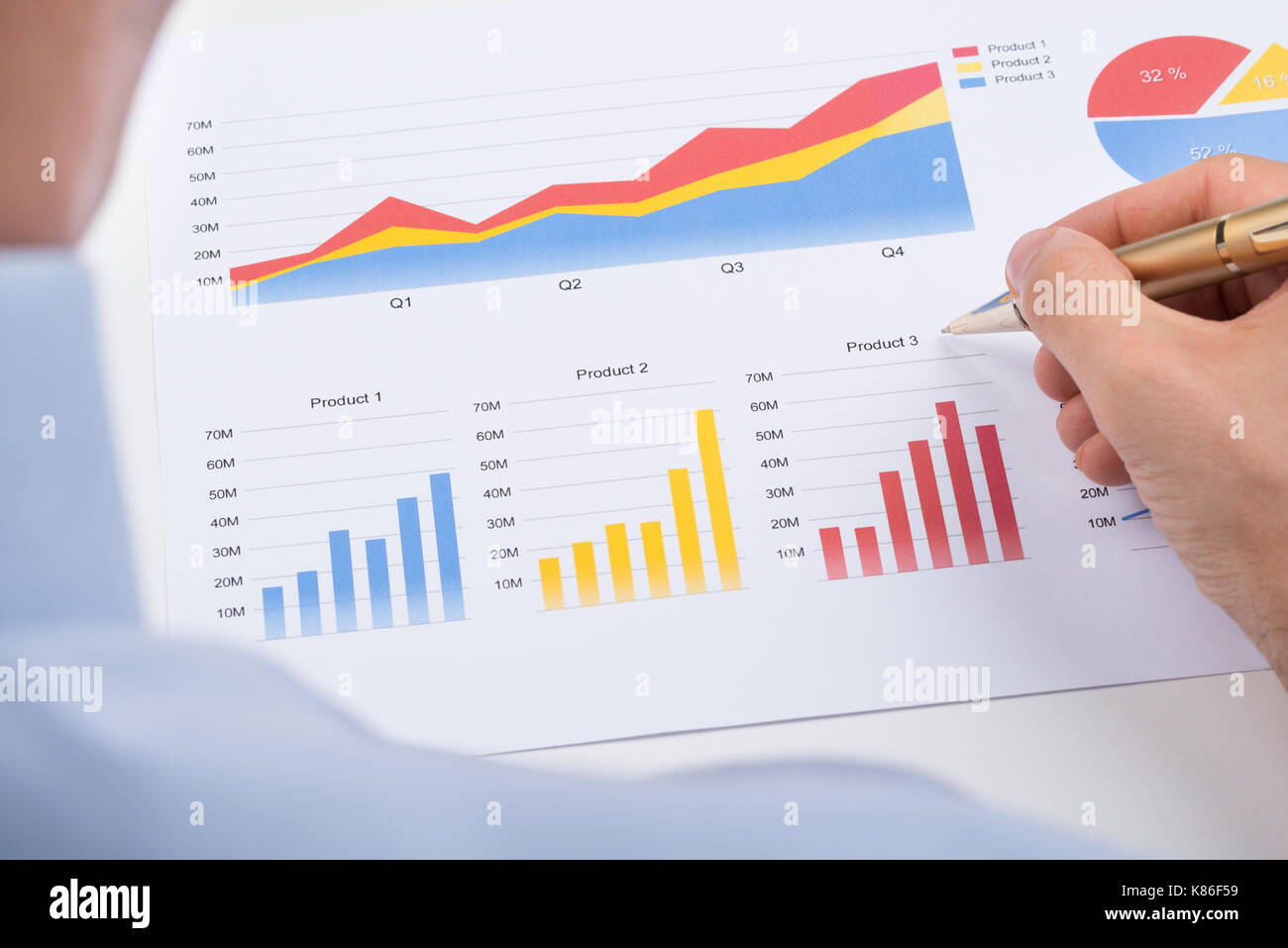 Analyzing bar graph and chart hi-res stock photography and images - Alamy
