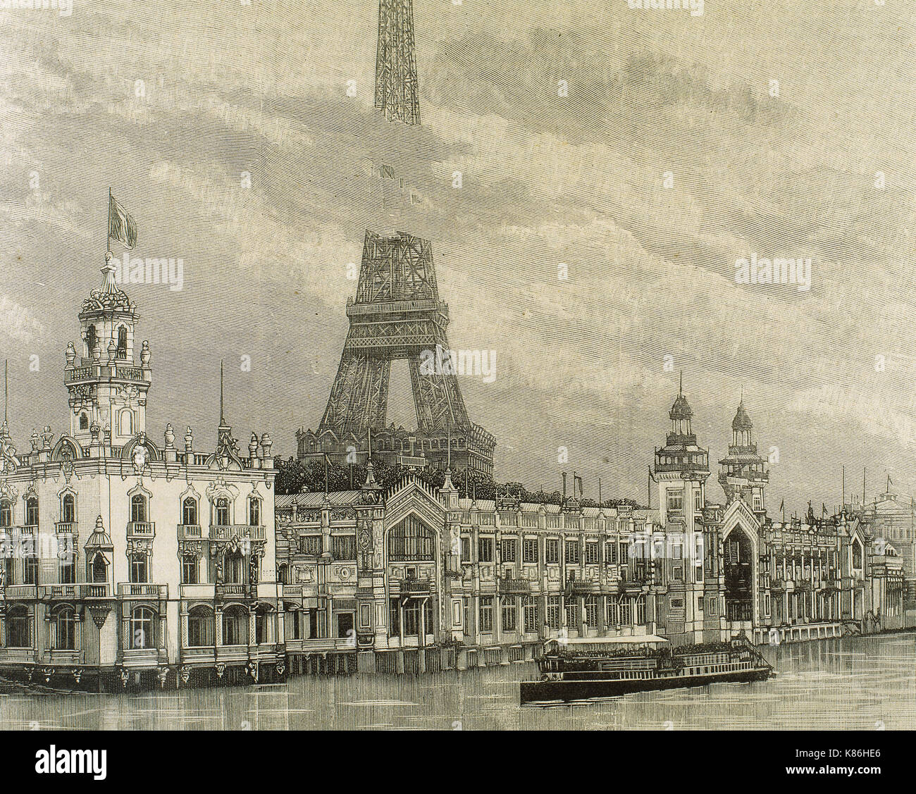 History of France. Paris. Universal Exhibition of 1889. Food Product ...