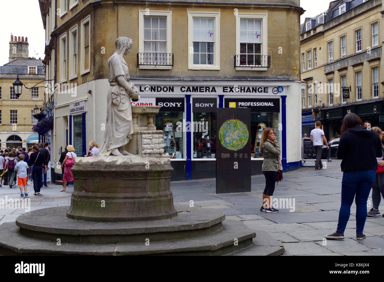 Rebecca Fountain, Temperance Marble Water Fountain of 1861. Bath Abbey ...