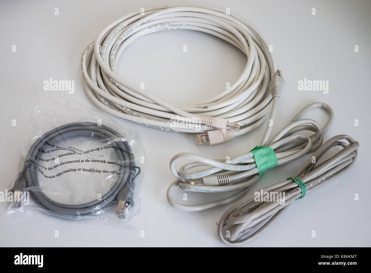 Network cables hi-res stock photography and images - Alamy