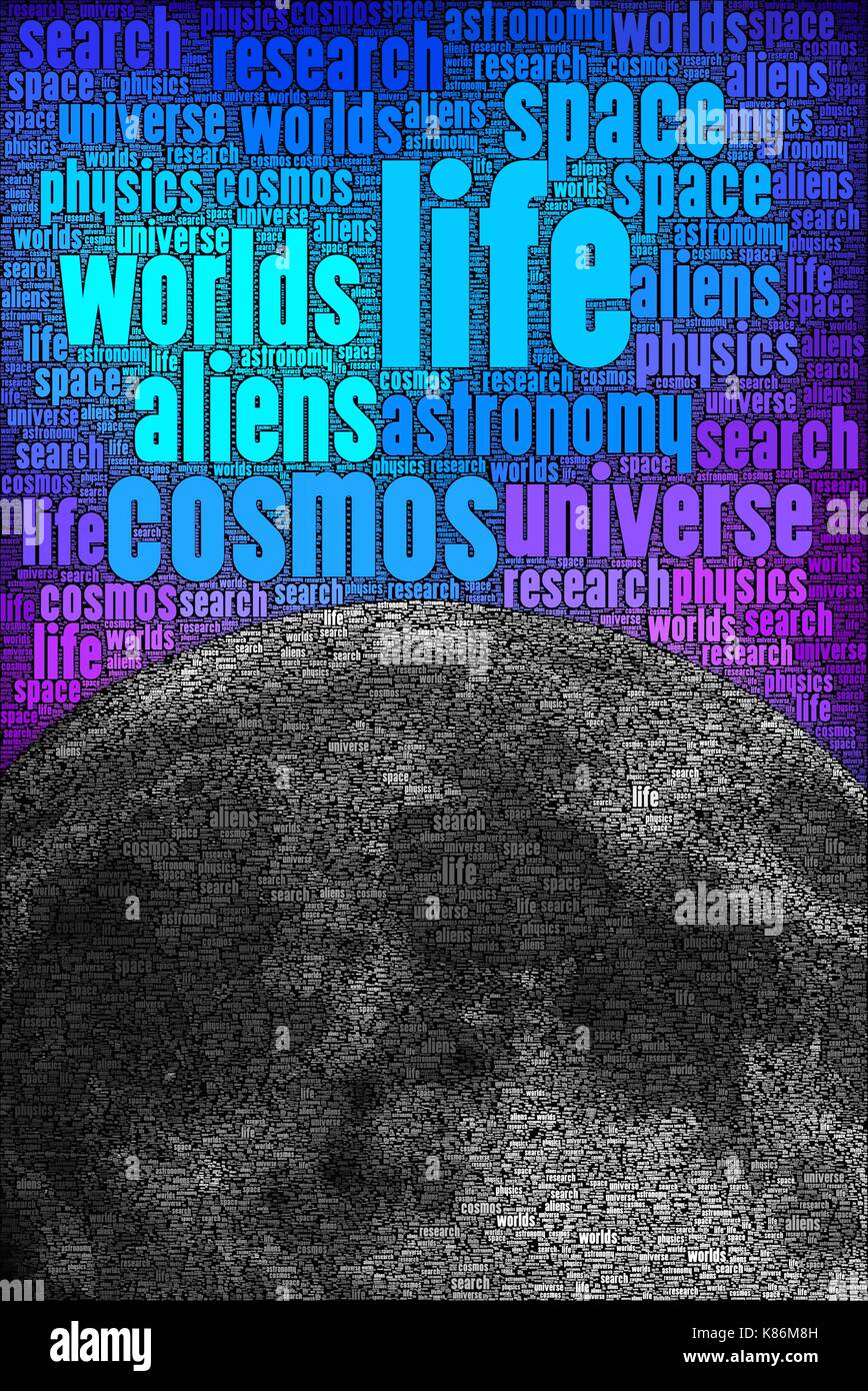 The search for alien life in our cosmos, made only using words about ...