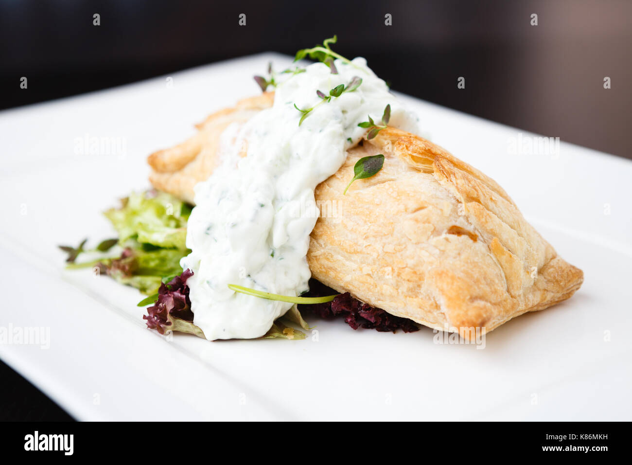 Traditional russian pie Stock Photo - Alamy