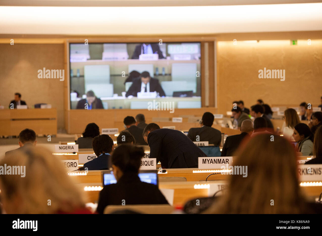 United nations geneva session hi-res stock photography and images - Alamy