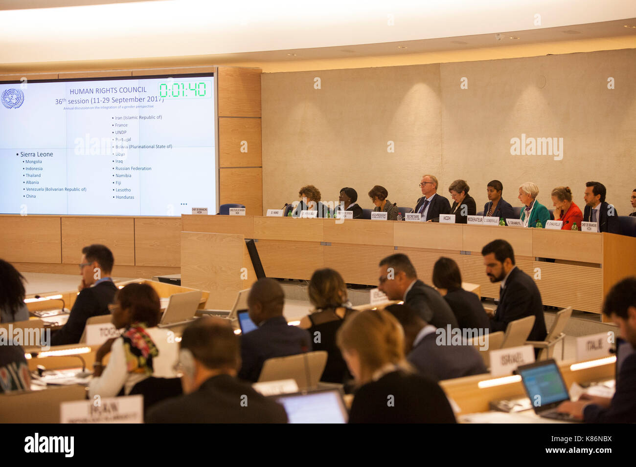 United nations geneva session hi-res stock photography and images - Alamy