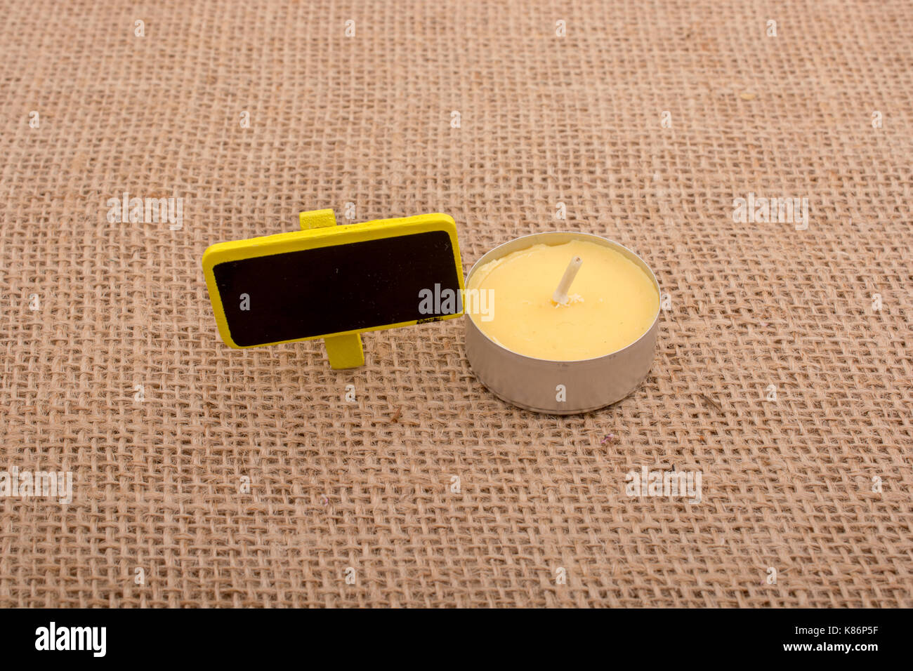 Mini size notice board made of wood Stock Photo - Alamy
