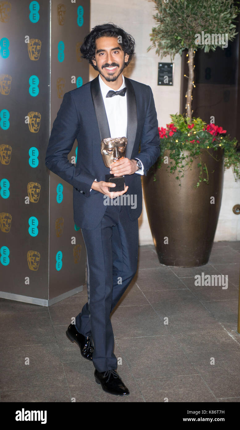 Dev Patel at the official after party for the 70th EE BRITISH ACADEMY ...