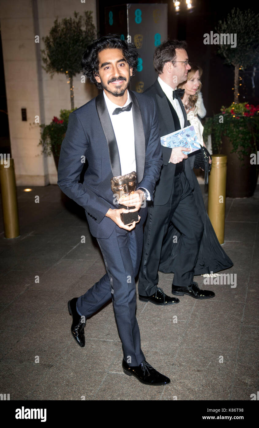 Dev Patel at the official after party for the 70th EE BRITISH ACADEMY ...