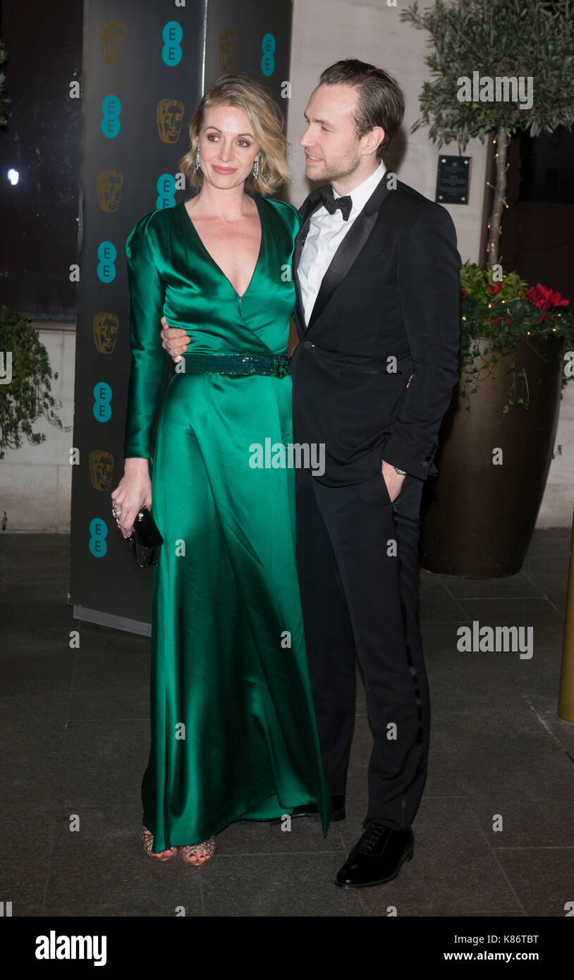 Elize du Toit and Rafe Spall at the official after party for the 70th ...