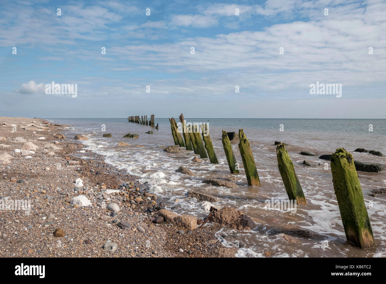 Coastal defences at Spurn Head, East Yorkshire, UK Stock Photo - Alamy