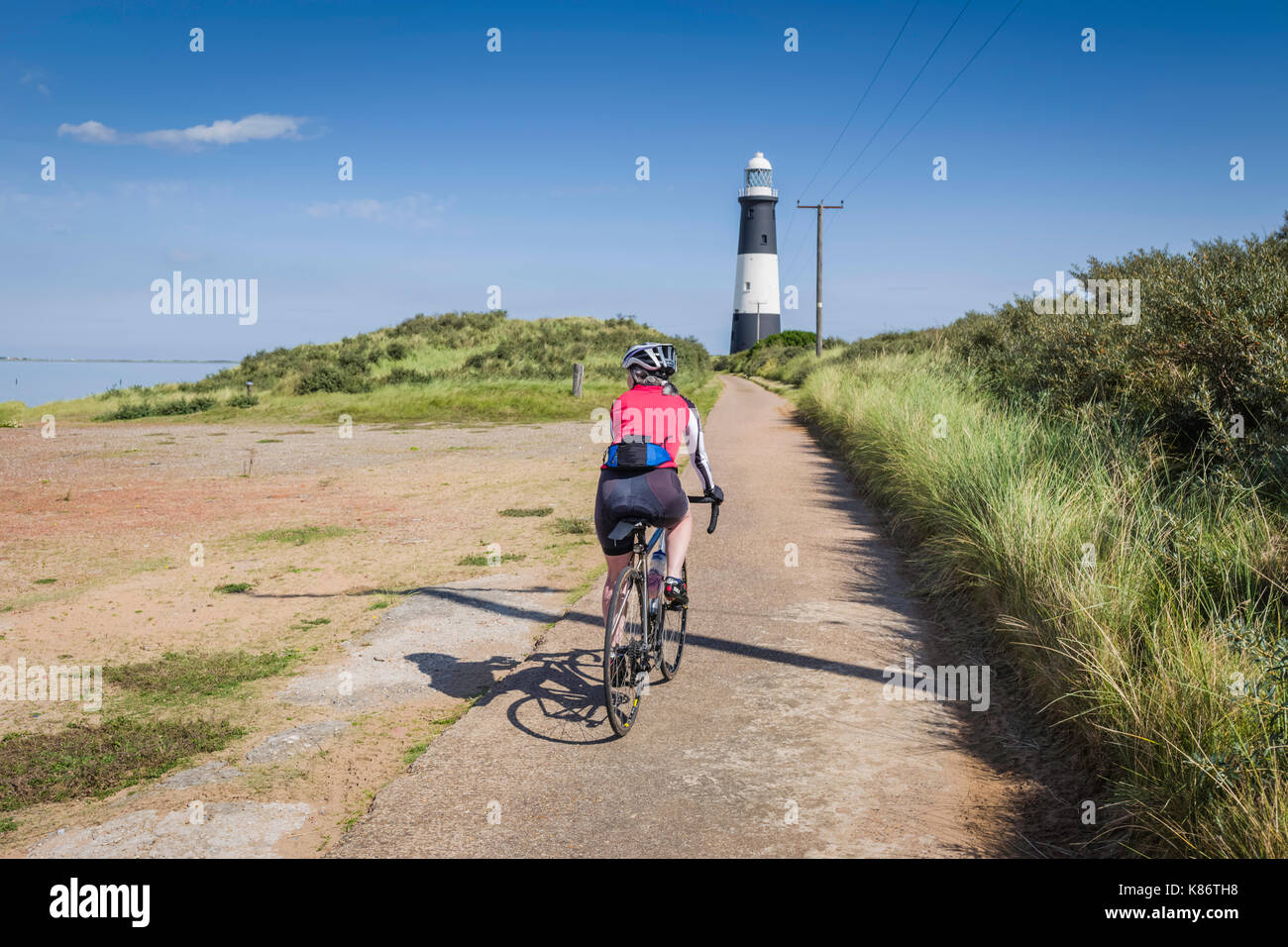Cycling To Spurn Head High Resolution Stock Photography and Images - Alamy