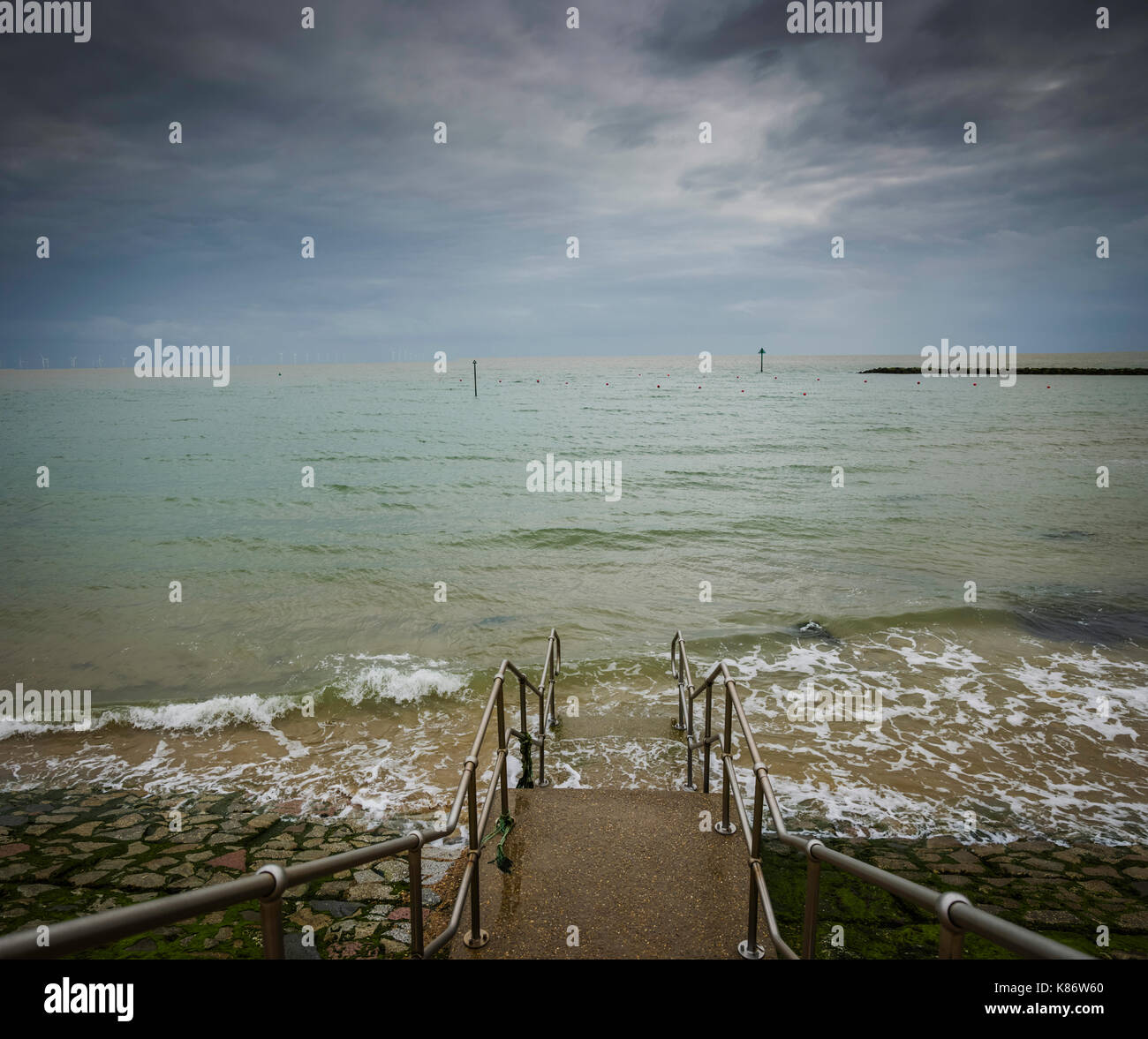 Clacton on sea seascape, Essex, UK Stock Photo - Alamy