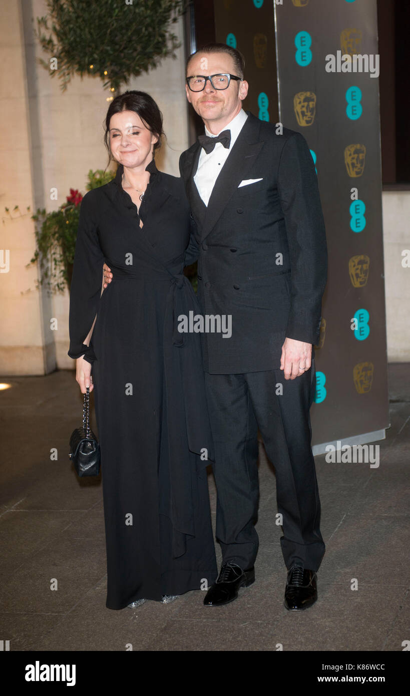 Maureen McCann, Simon Pegg at the official after party for the 70th EE ...
