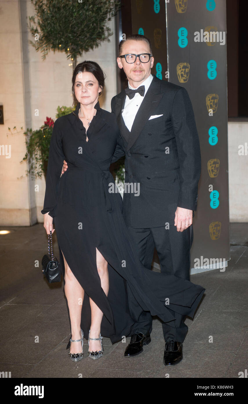 Maureen McCann, Simon Pegg at the official after party for the 70th EE ...