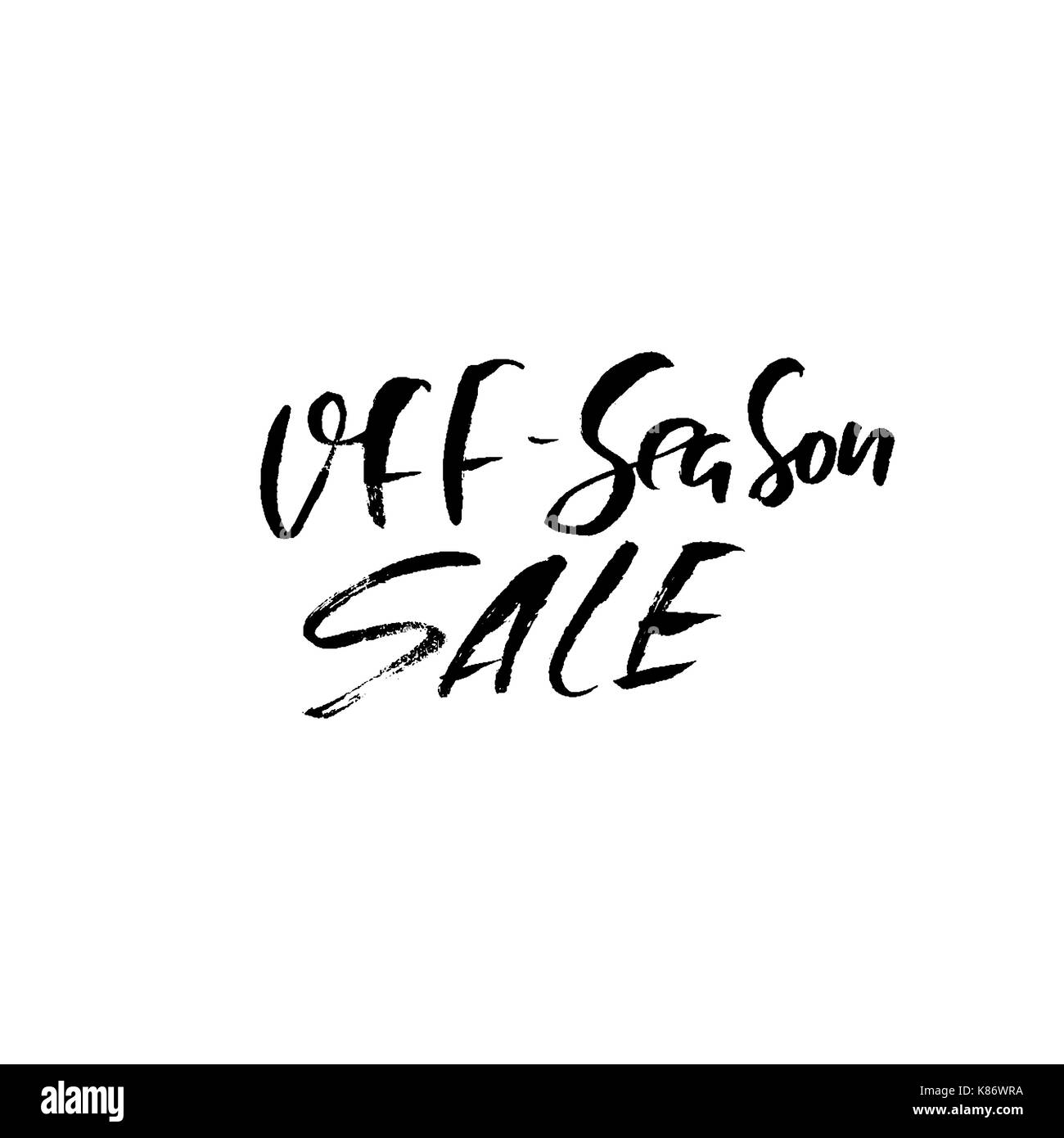 Off calligraphy Stock Vector Images - Alamy