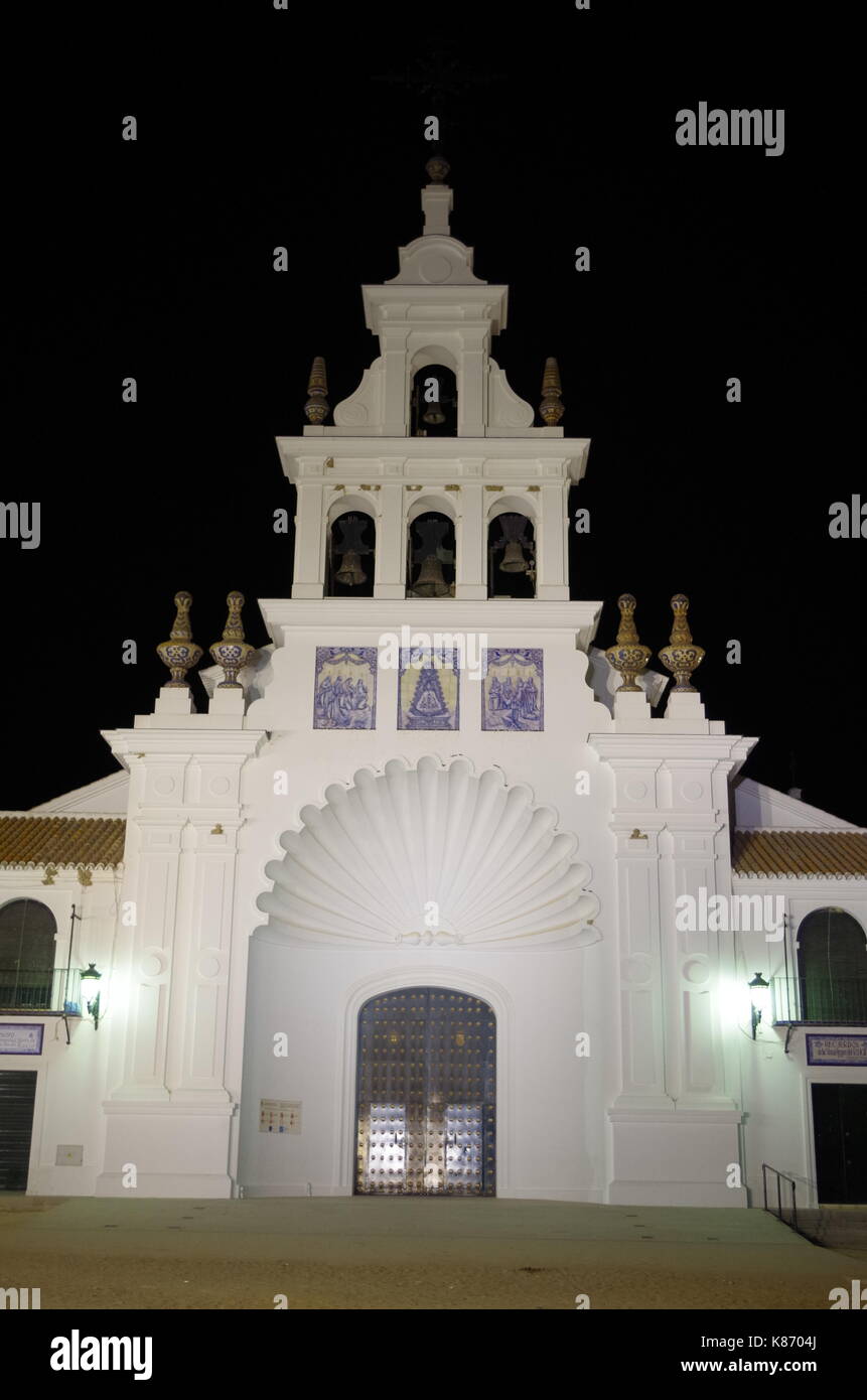 Church of the virgin of El Rocio. Andalusia, Spain Stock Photo - Alamy
