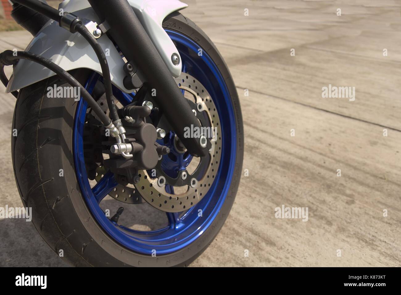 Part of modern motorcycle Stock Photo - Alamy