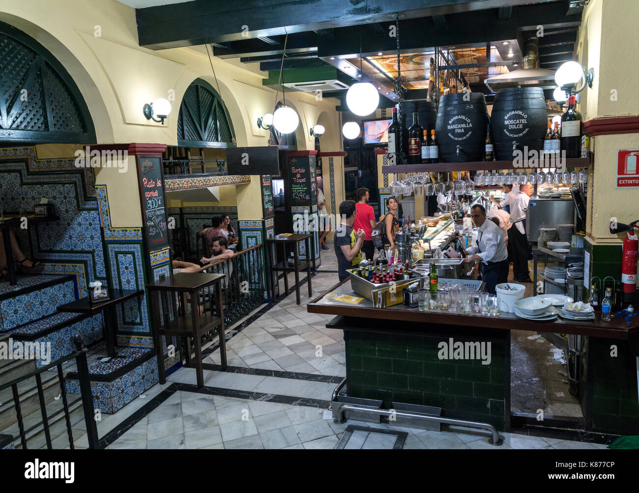 Bodega El Patio, San Eloy in Seville, Spain Stock Photo - Alamy